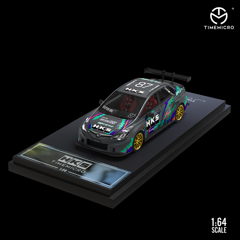 TIME MICRO 1/64 HONDA CIVIC TYPE R FD2 HKS