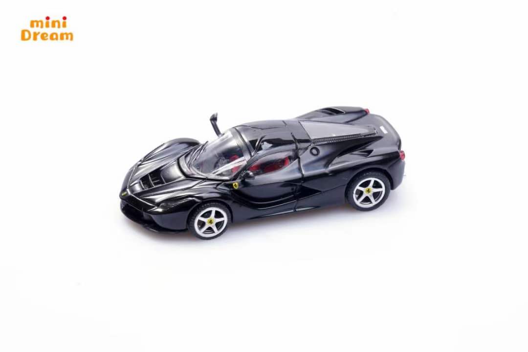MINI DREAM 1/64 FERRARI LAFERRARI BLACK