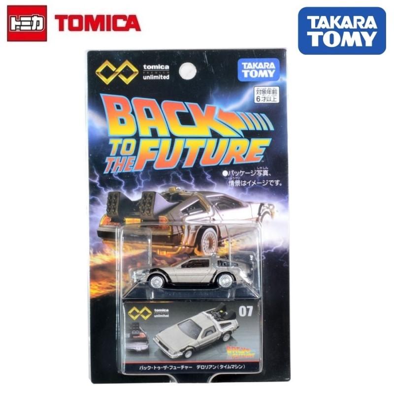 (PO) TOMICA PREMIUM UNLIMITED 07 1/64 BACK TO THE FUTURE DE LOREAN TIME ...