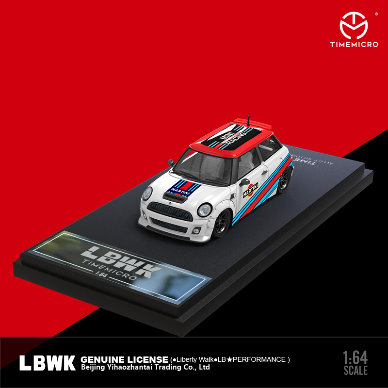 TIME MICRO 1/64 LBWK MINI COOPER MARTINI