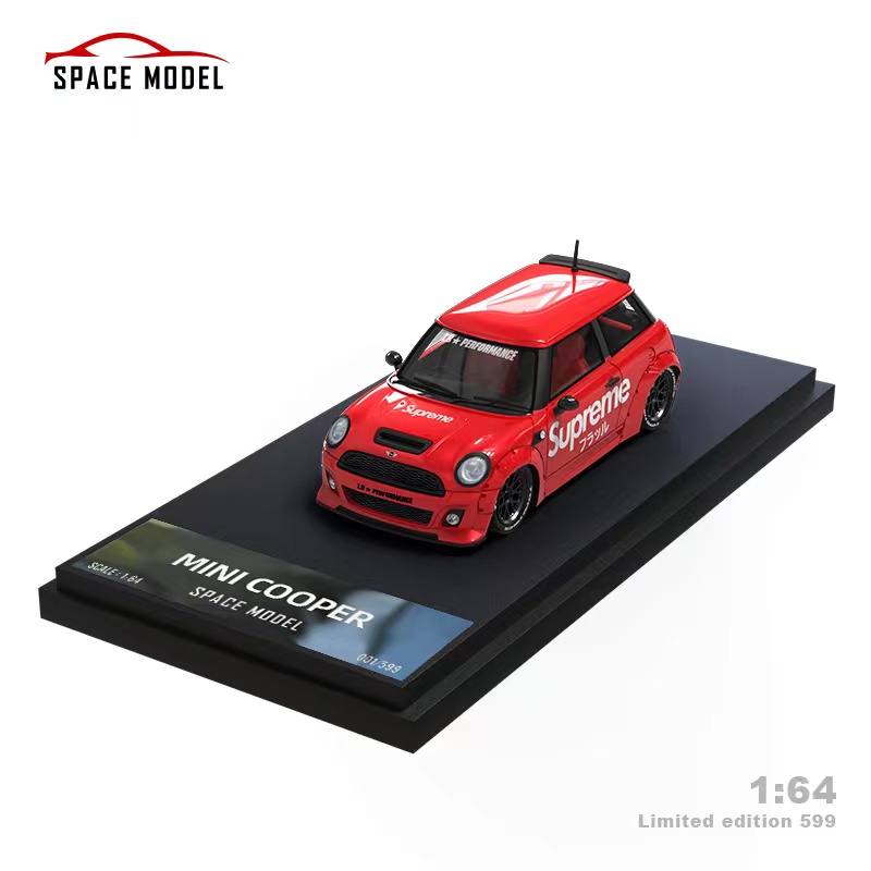 SPACE MODEL 1/64 LBWK MINI COOPER SUPREME LIVERY