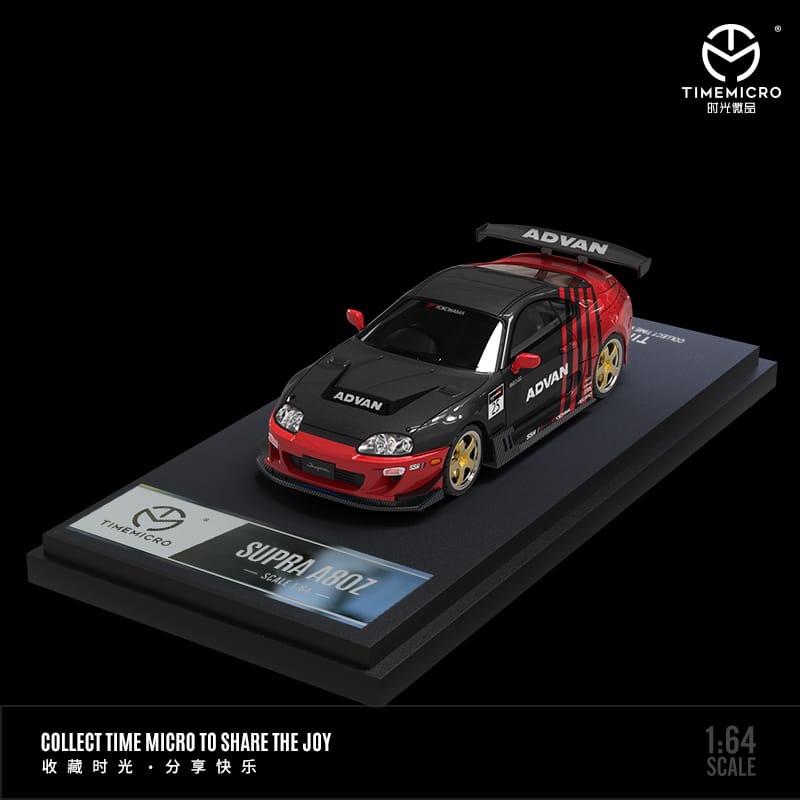 (PO) TIME MICRO 1/64 TOYOTA SUPRA A80Z ADVAN VERSION