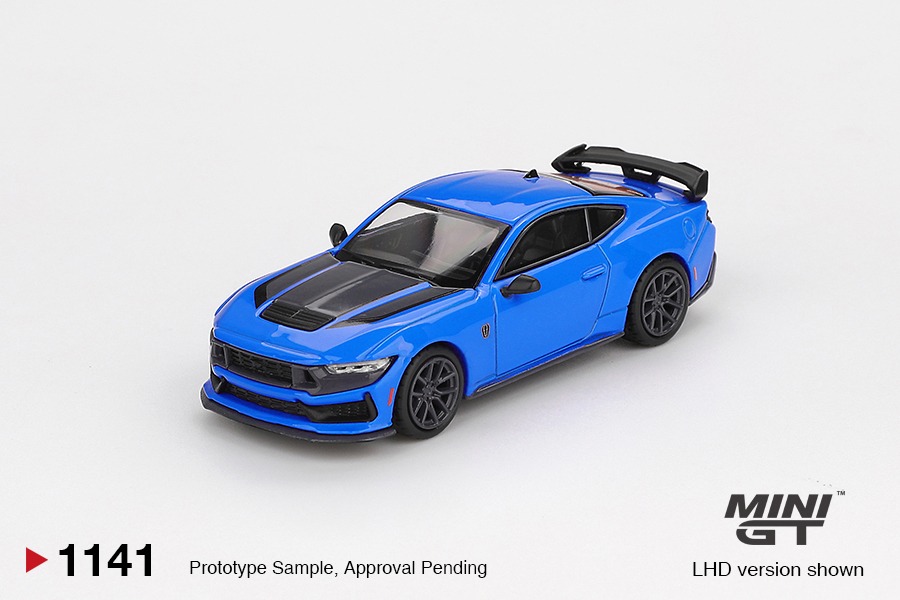 (PO) (STANDARD/BLISTER) MINI GT 1/64 #1141 FORD MUSTANG DARK HORSE 2024 ...